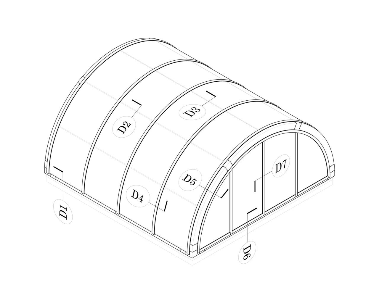 Curved Vault Skylight | Acurlite Structural Skylights Inc