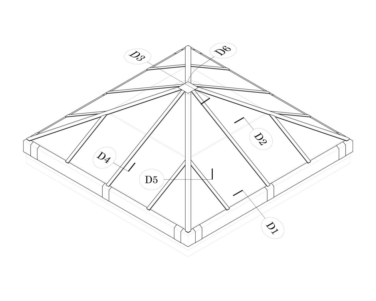 Pyramid Skylight | Acurlite Structural Skylights Inc