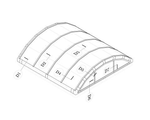 Segmented Vault Skylight | Acurlite Structural Skylights Inc