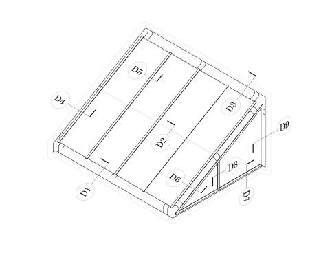 Single Pitch Skylight with Gable End | Acurlite Structural Skylights Inc