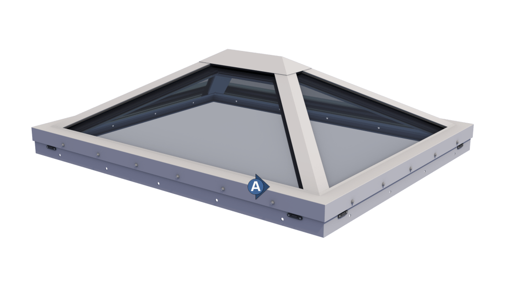 EZ-Lite Double Pitch Skylight | Acurlite Structural Skylights Inc