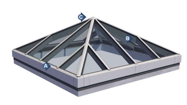 Pyramid Skylight | Acurlite Structural Skylights Inc