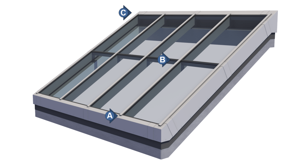 Single Pitch Skylight | Acurlite Structural Skylights Inc